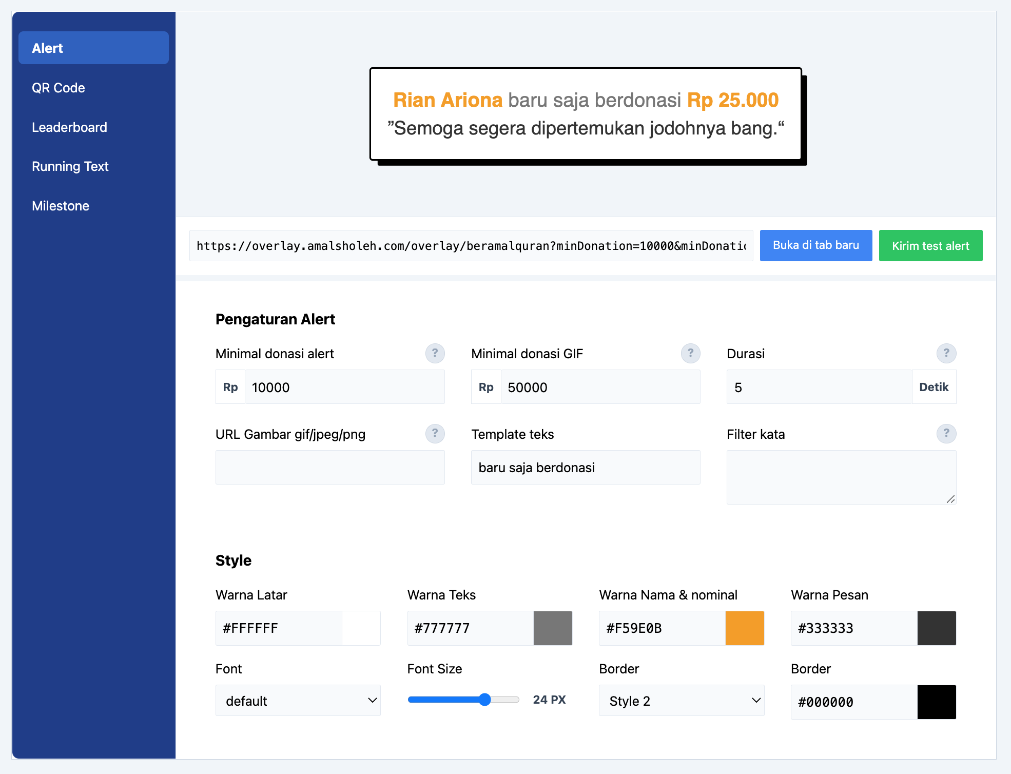 Streaming Overlay - Amalsholeh Helpdesk